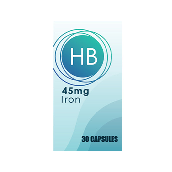 Hb45 Iron - 30 Capsules – Zeina Care